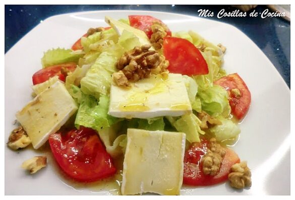 Ensalada De Queso Brie Y Vinagreta De Miel Mis Cosillas De Cocina