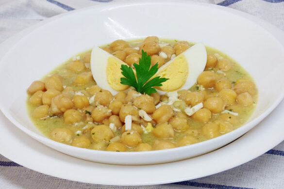 Garbanzos a lo pobre receta fácil - Mis Cosillas de Cocina