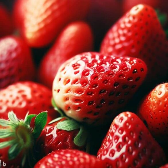 Flan de fresones - Mis Cosillas de Cocina