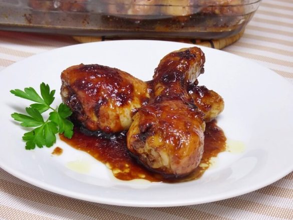 Muslitos de pollo al horno al Pedro Ximénez - Mis Cosillas de Cocina