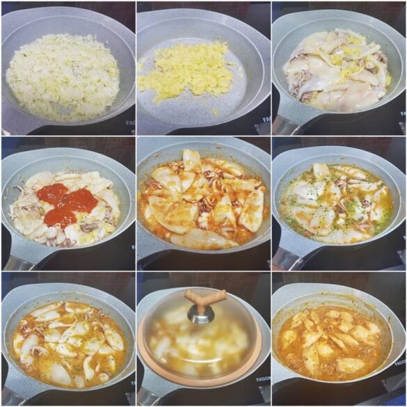 Chipirones en salsa, receta fácil - Mis Cosillas de Cocina