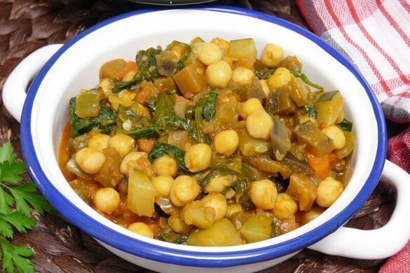 Garbanzos en salsa verde - Mis Cosillas de Cocina
