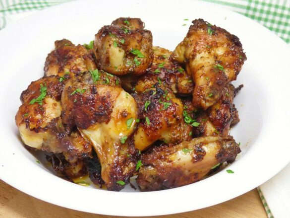 Alitas adobadas al horno ¡crujientes! - Mis Cosillas de Cocina