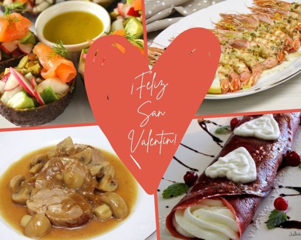 3 menús para San Valentín - Mis Cosillas de Cocina