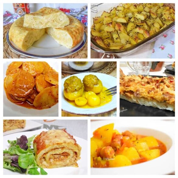 Recetas con patatas fáciles y económicas - Mis Cosillas de Cocina