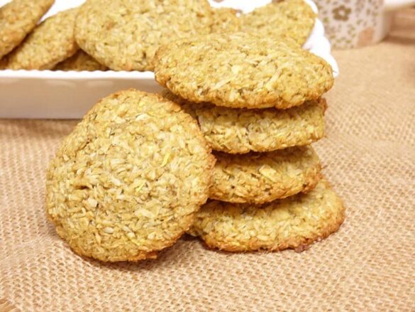 Galletas de avena y coco sin azúcar - Mis Cosillas de Cocina
